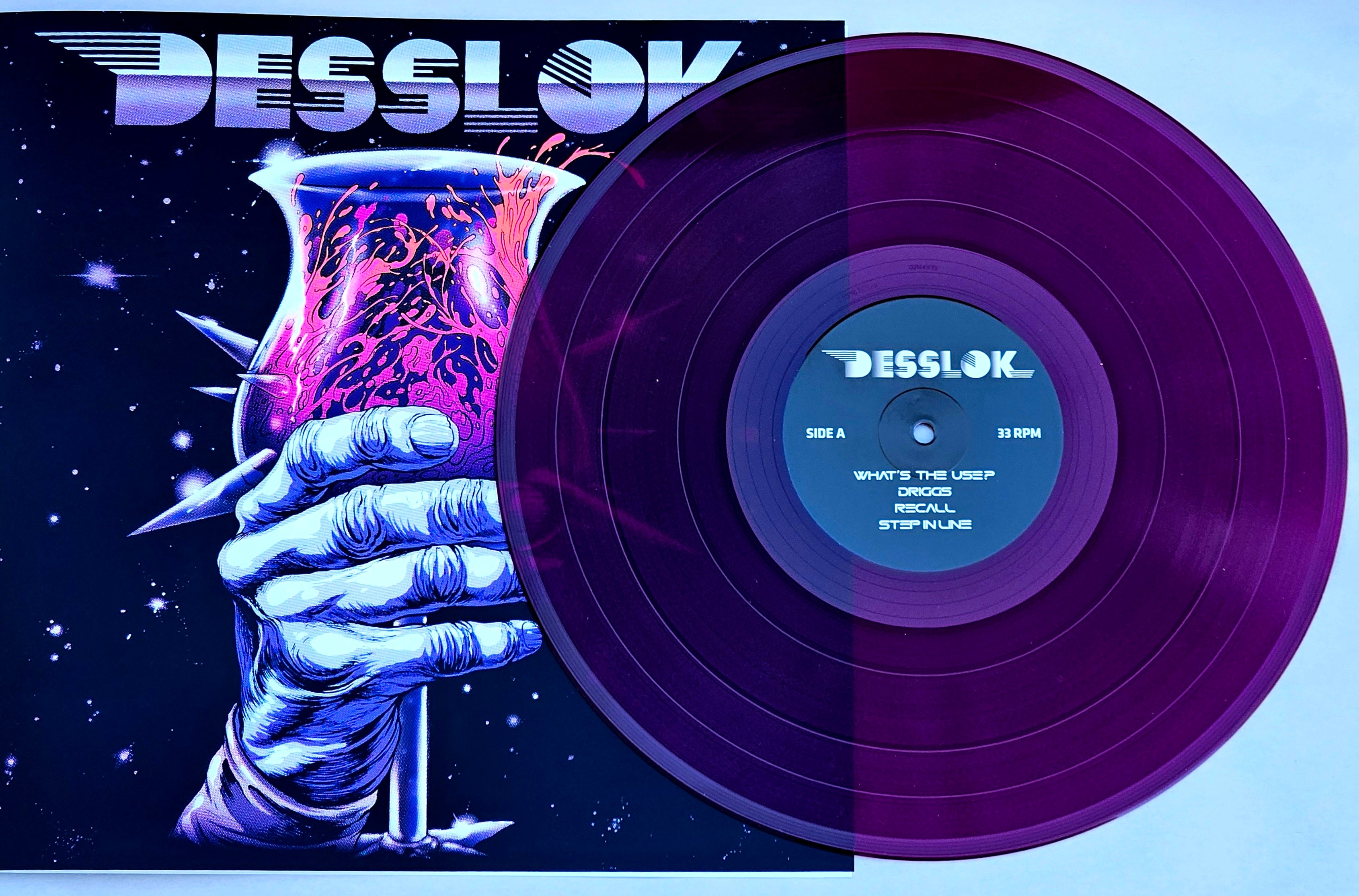 Desslok - Debut LP on Limited Deep Purple Vinyl – Blixt Merchandise