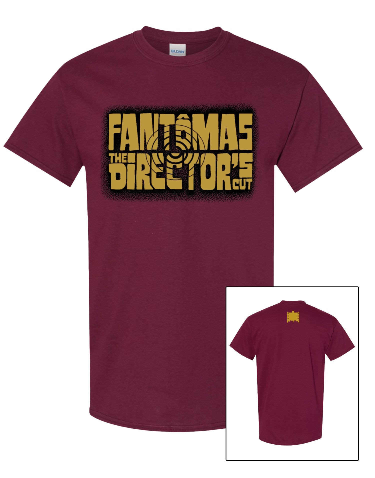Fantomas - Fantomas Director's Cut Maroon T-Shirt – Blixt Merchandise