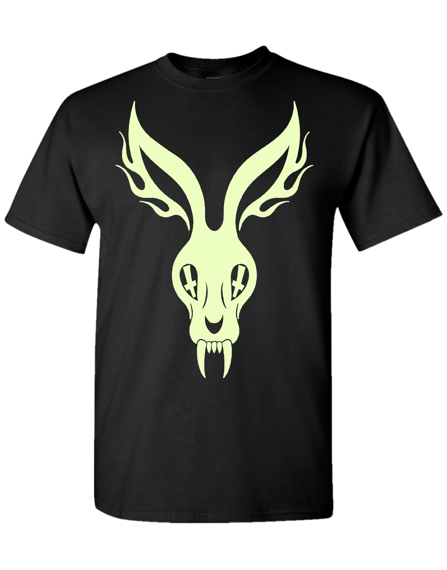 Mr Bungle Glow In The Dark Bunny Mens Black T-Shirt – Blixt Merchandise