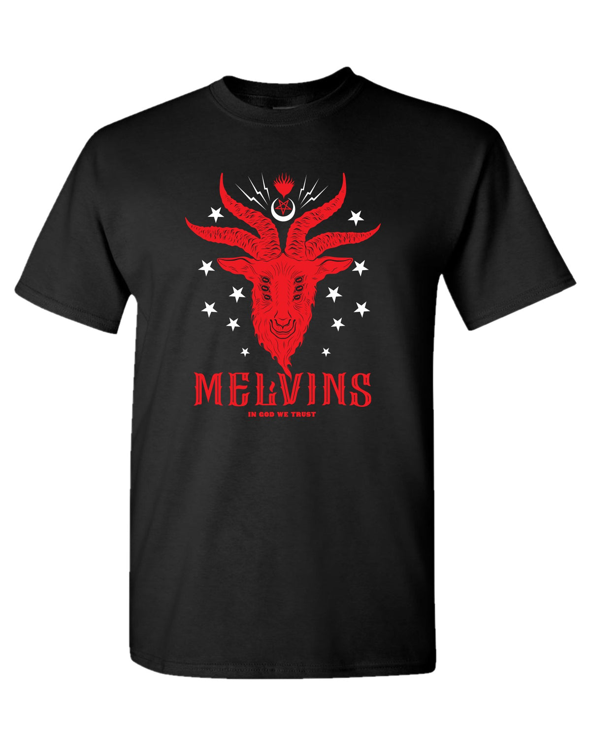 MELVINS GOAT BLACK TEE – Blixt Merchandise