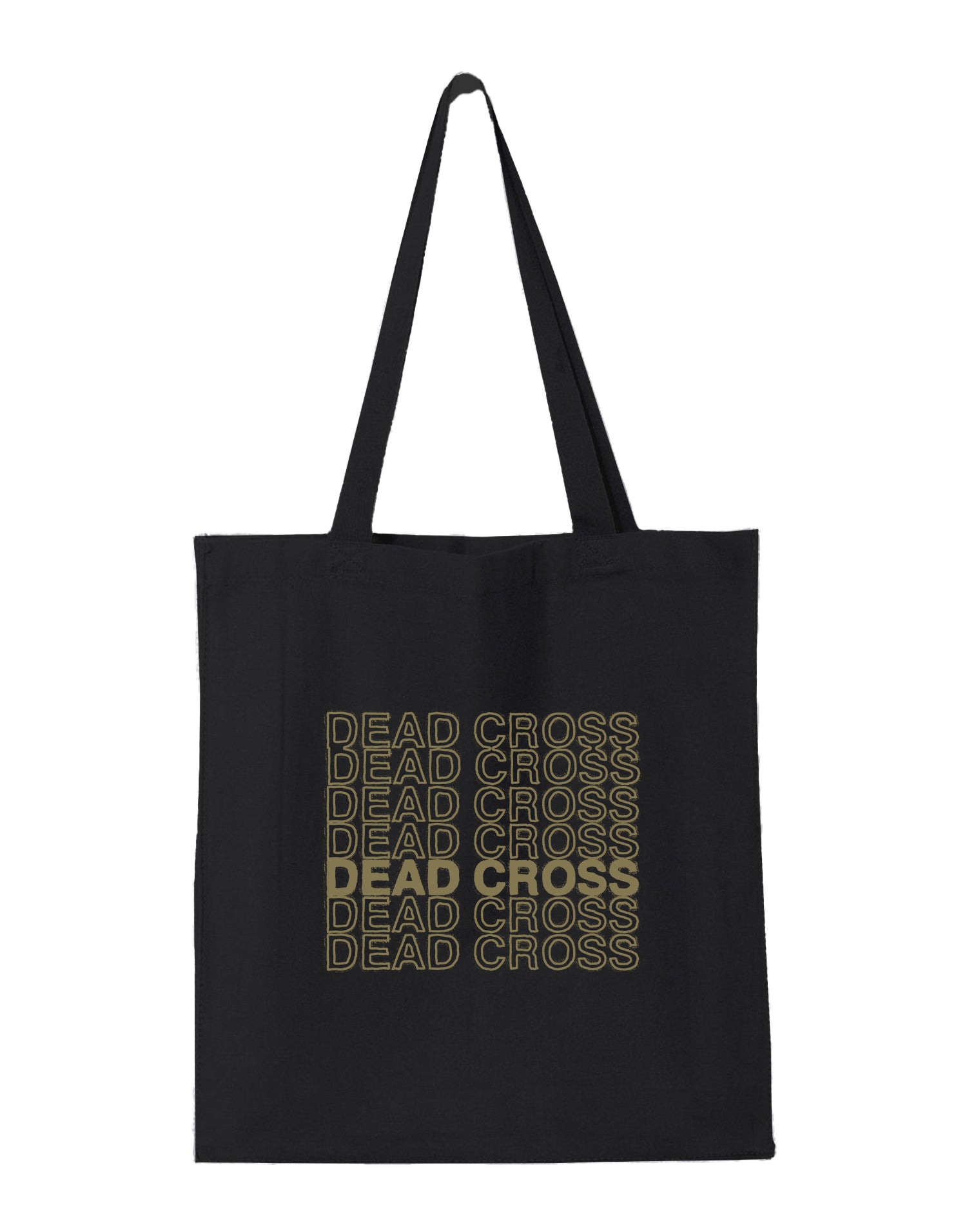 Dead Cross Repeating Logo Tote Bag – Blixt Merchandise