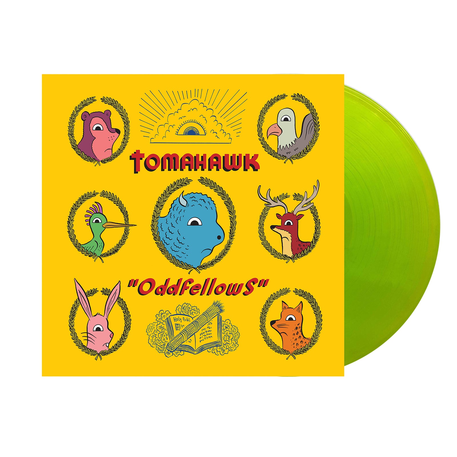 TOMAHAWK - ODDFELLOWS WEBSTORE EXCLUSIVE RADIOACTIVE YELLOW VINYL ...